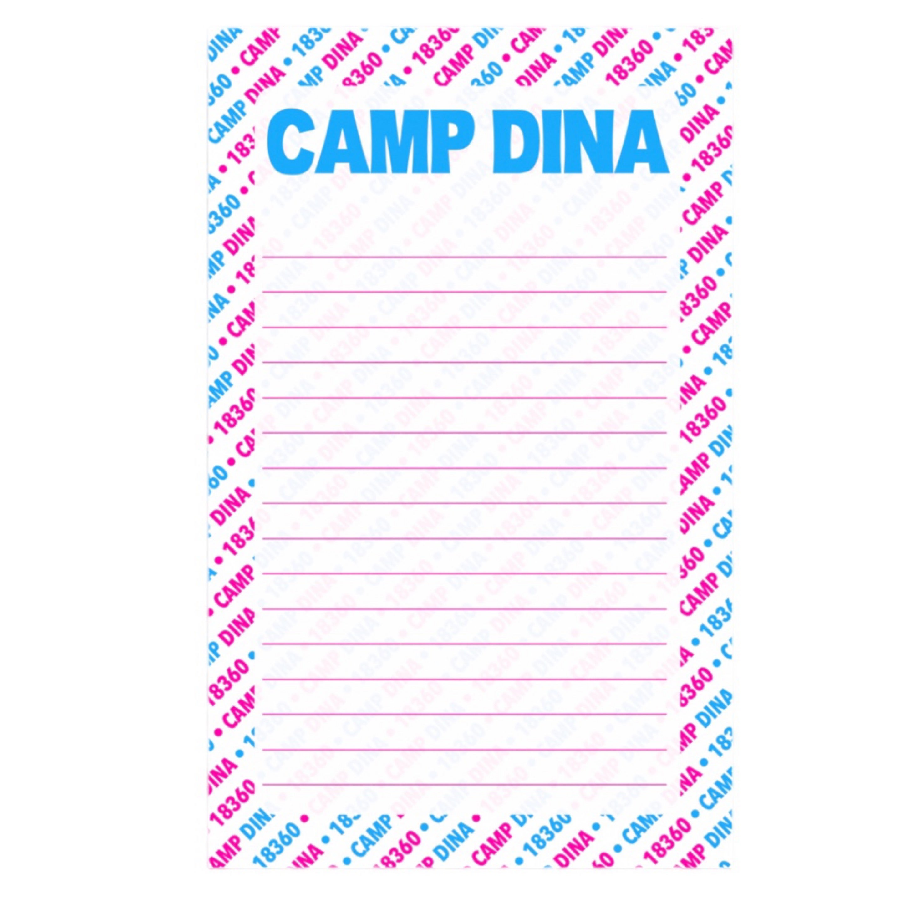 Camp Dina Stationery | The Purple Bow